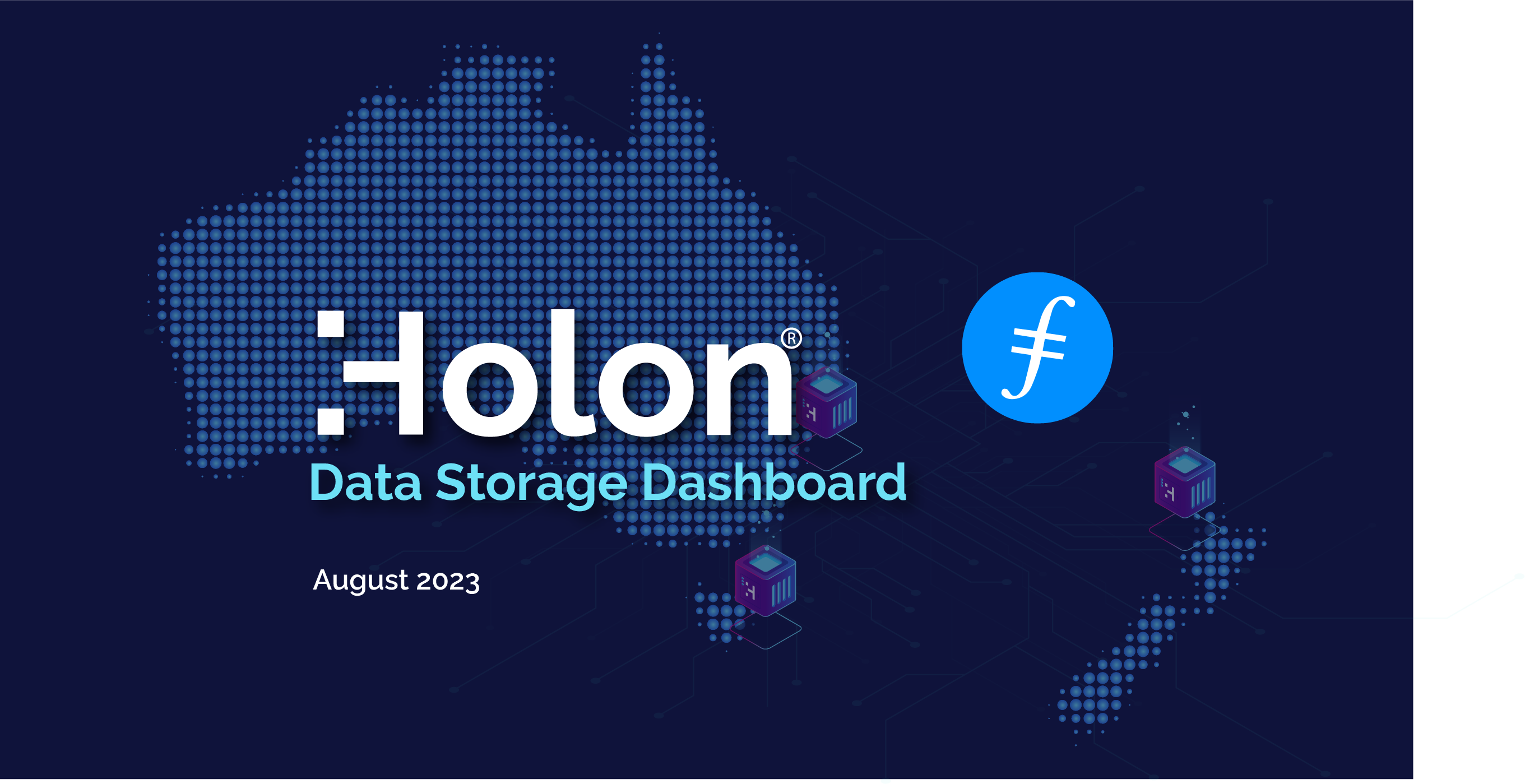 The Holon Data Storage Dashboard - August 2023 • Holon